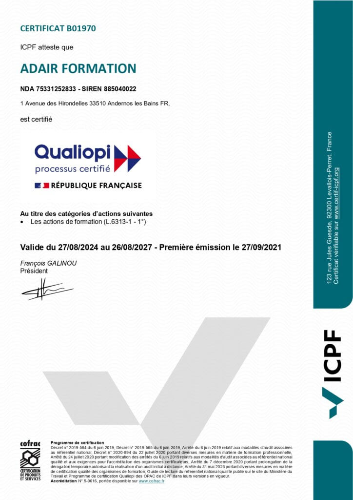 EASA PART 21J & 21G - Adair Formations
